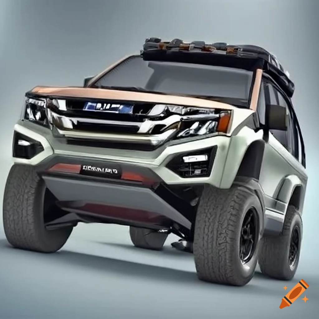 New isuzu trooper offroad car concept on Craiyon
