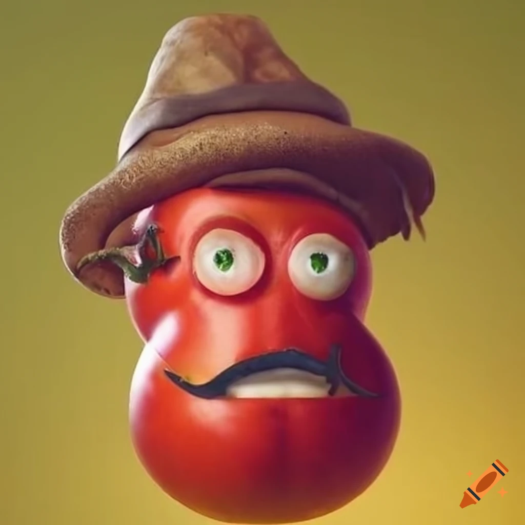 Tomato man on Craiyon