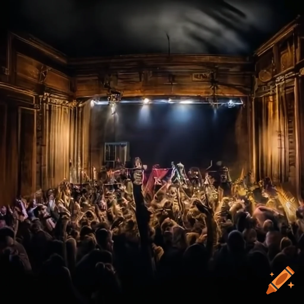Audience Looking At Stage