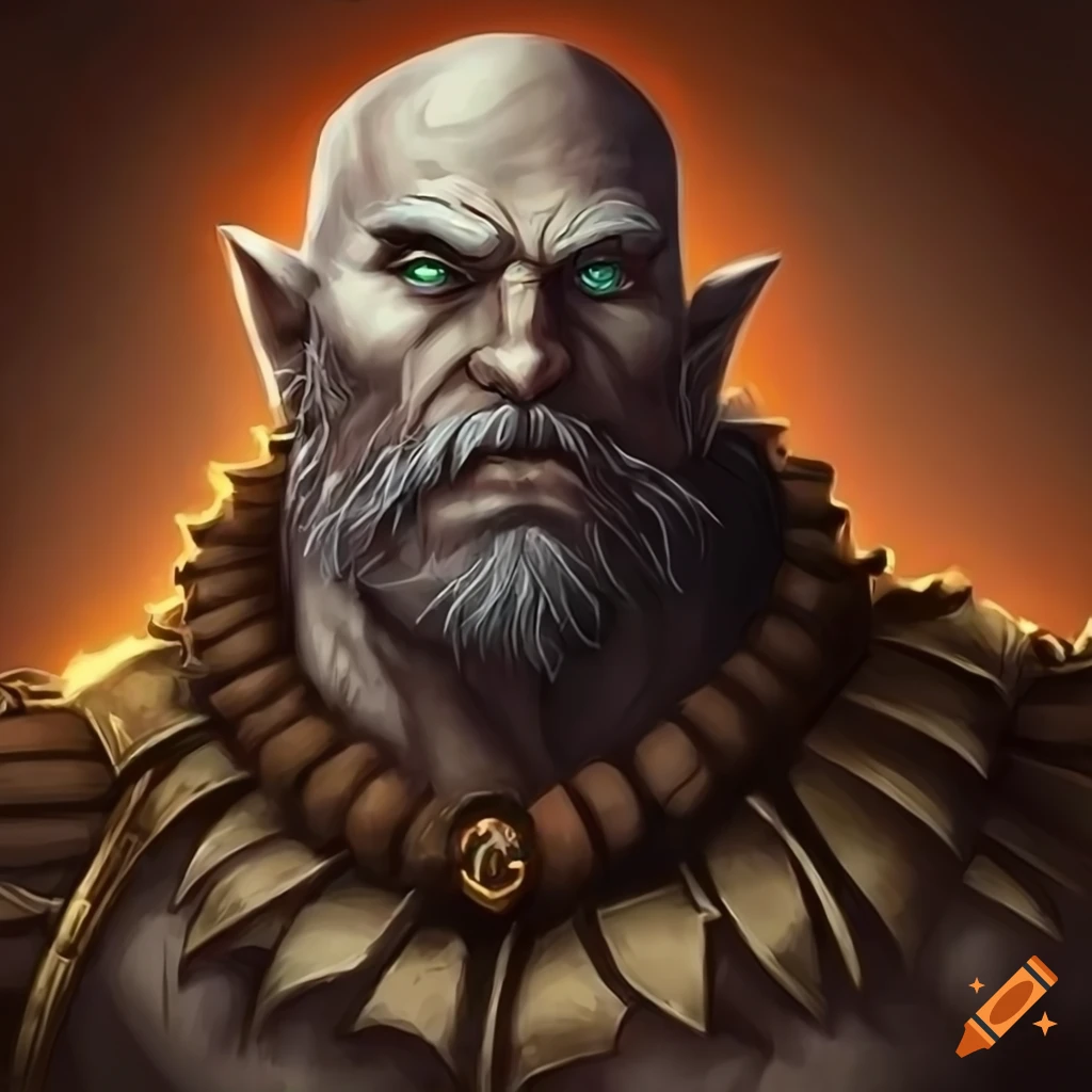 A portrait of a tall, muscular and handsome dungeons and dragon 5e ...