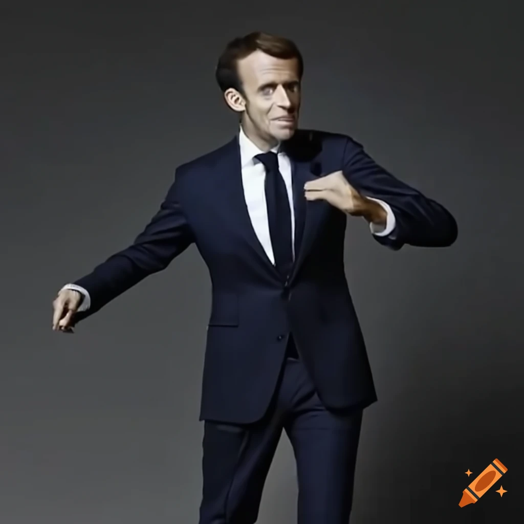 Emmanuel macron dancing
