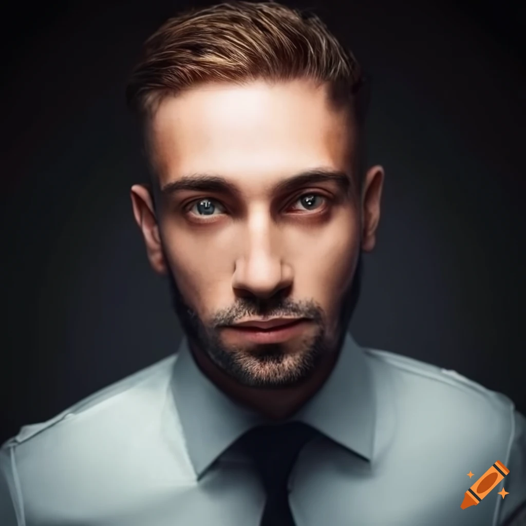 Professional looking man portrait on Craiyon