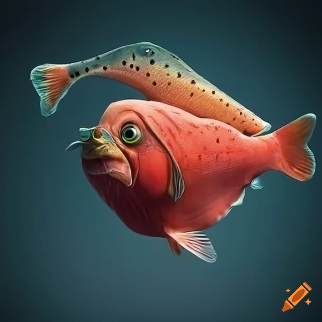 Bruno madrigal salmon fish ma on Craiyon