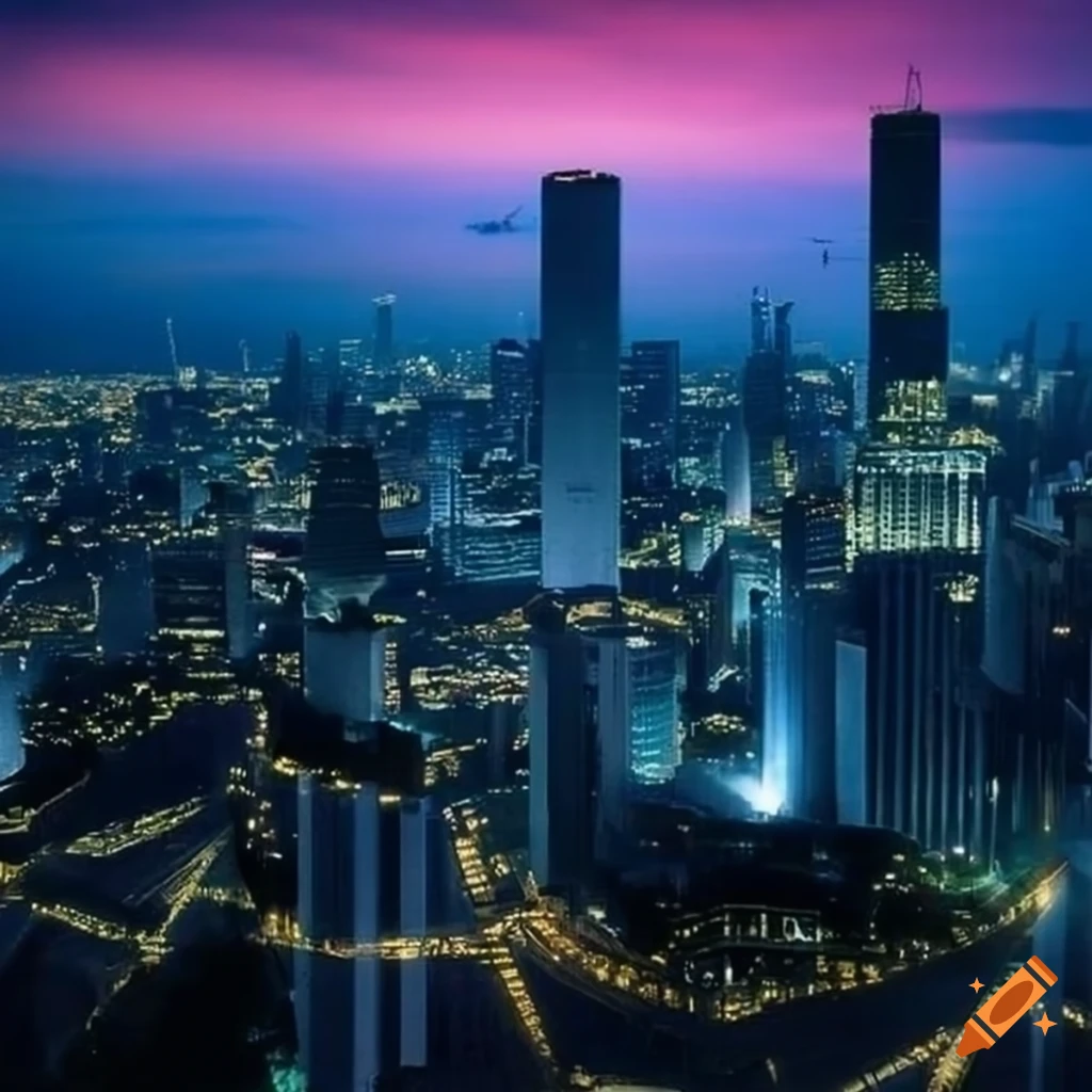 Jakarta city wallpaper, stunning, hyper realistic on Craiyon