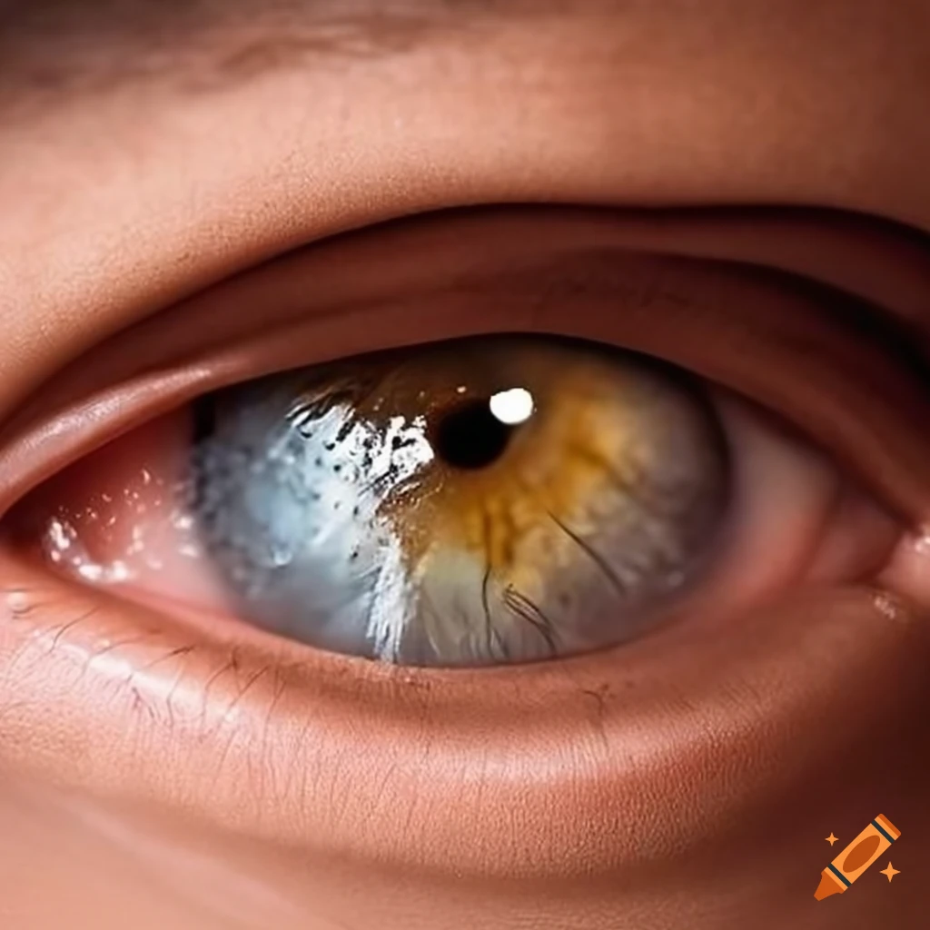 Detail of a human pupil