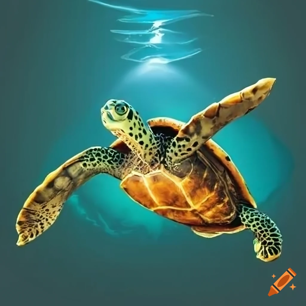 World turtle day poster on Craiyon