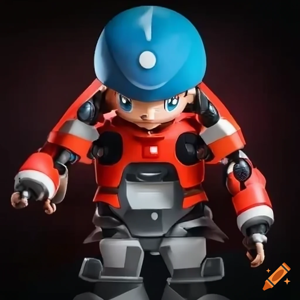 Robot pokemon trainer on Craiyon