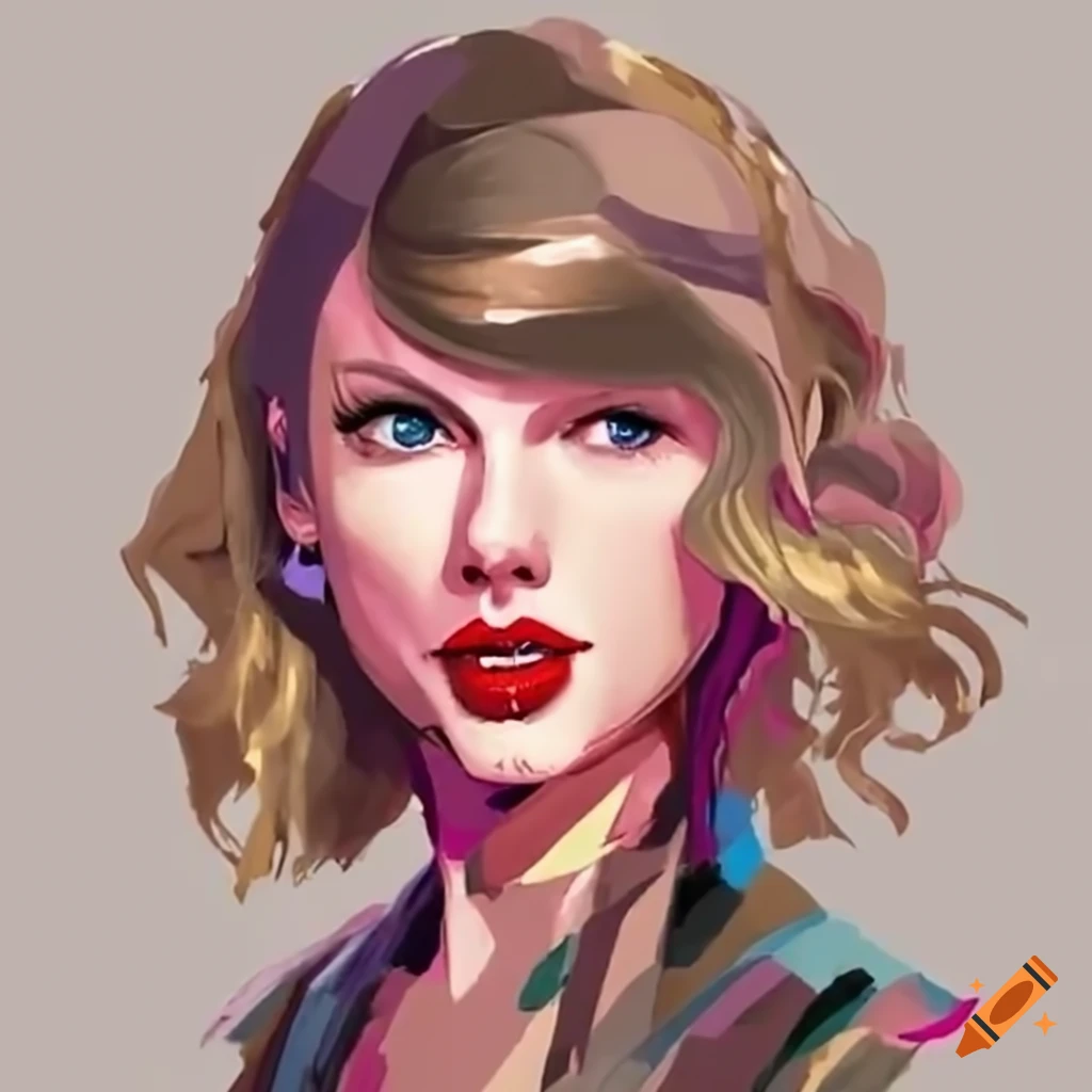 Taylor Swift Anime Drawing