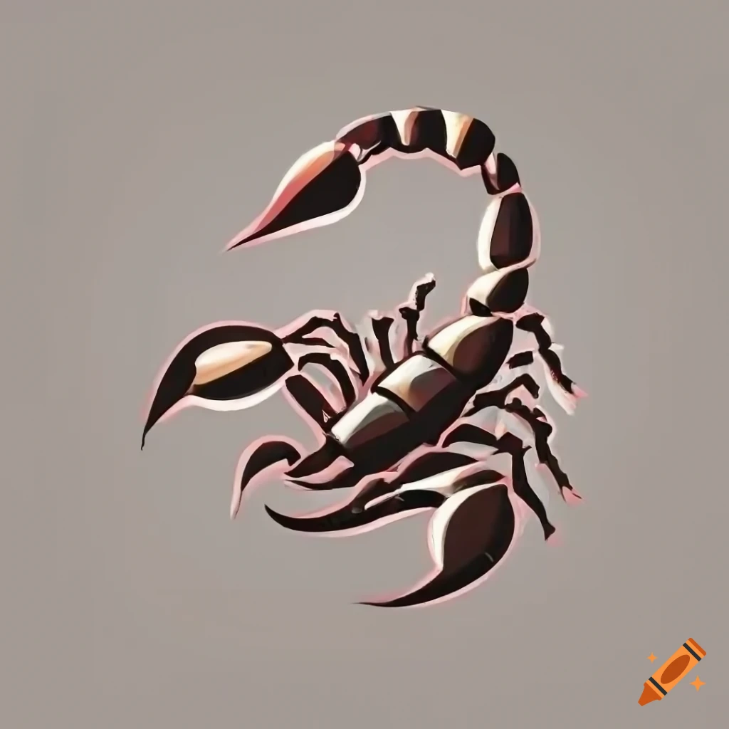 Happy scorpion logo
