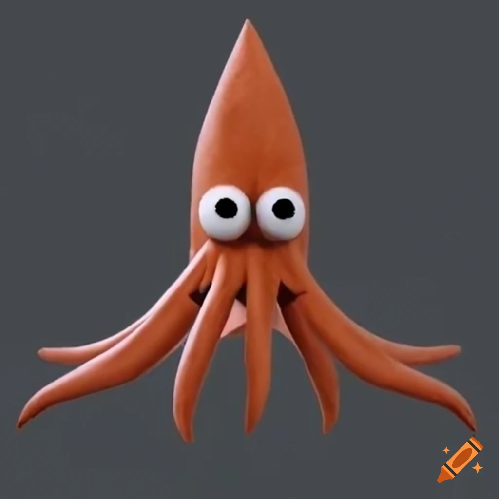 Squid muppet on Craiyon