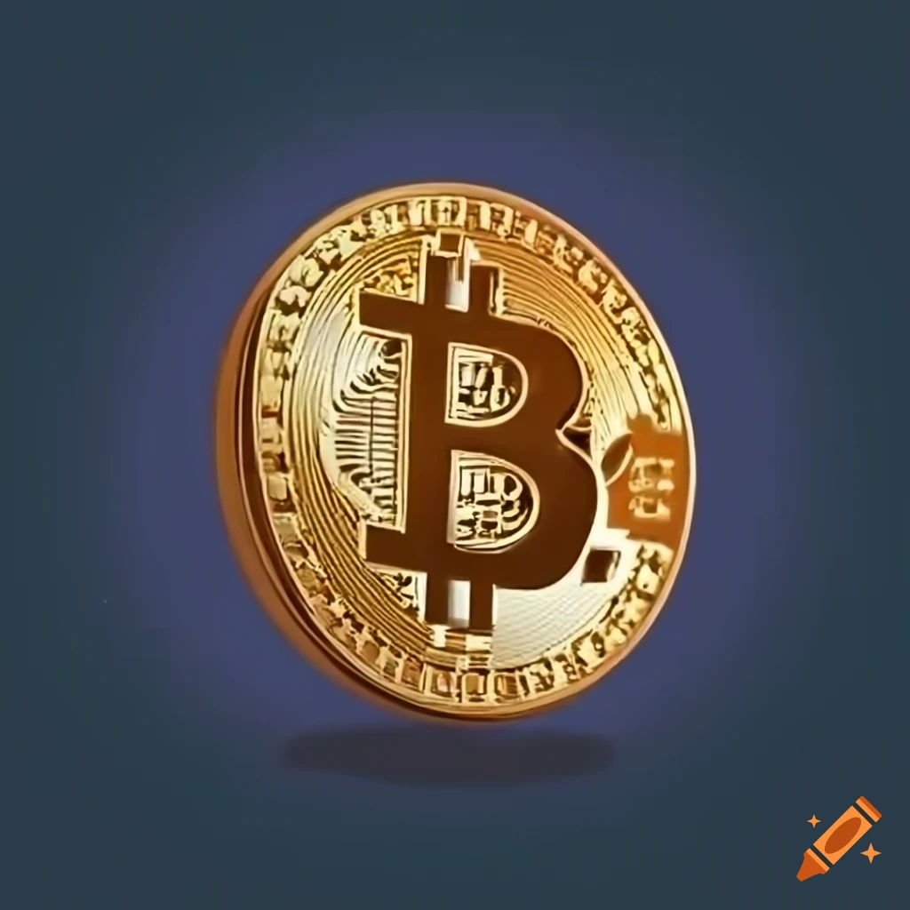 Symbol of bitcoin animated picture on Craiyon