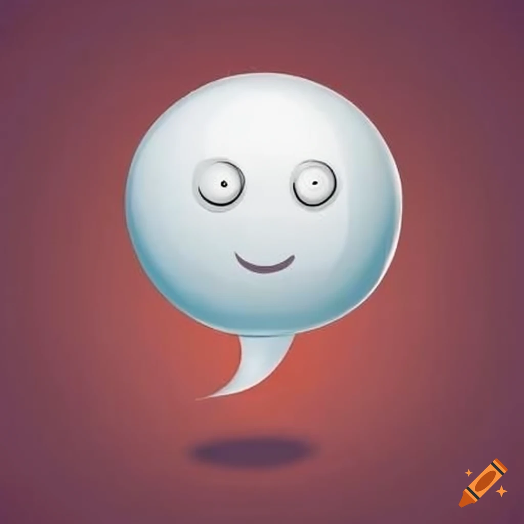 Web chat balloon on Craiyon