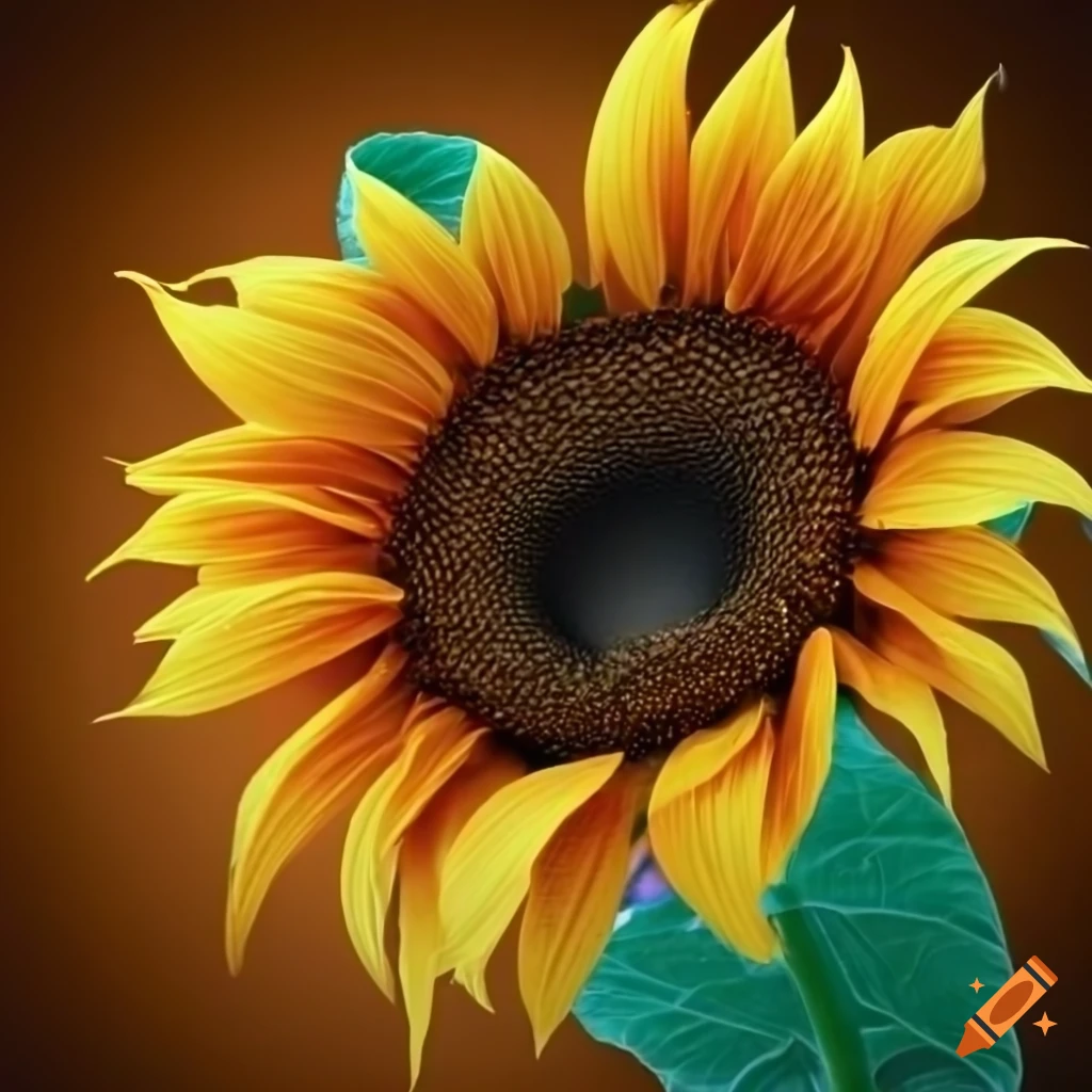 3d sunflowers