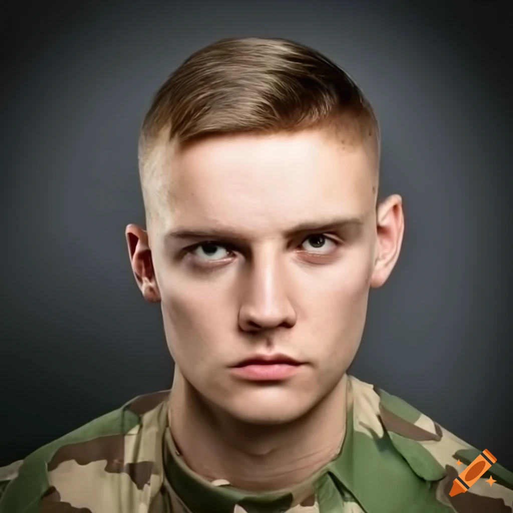 Photo face of a men with rough facial features, strong chin, in ...