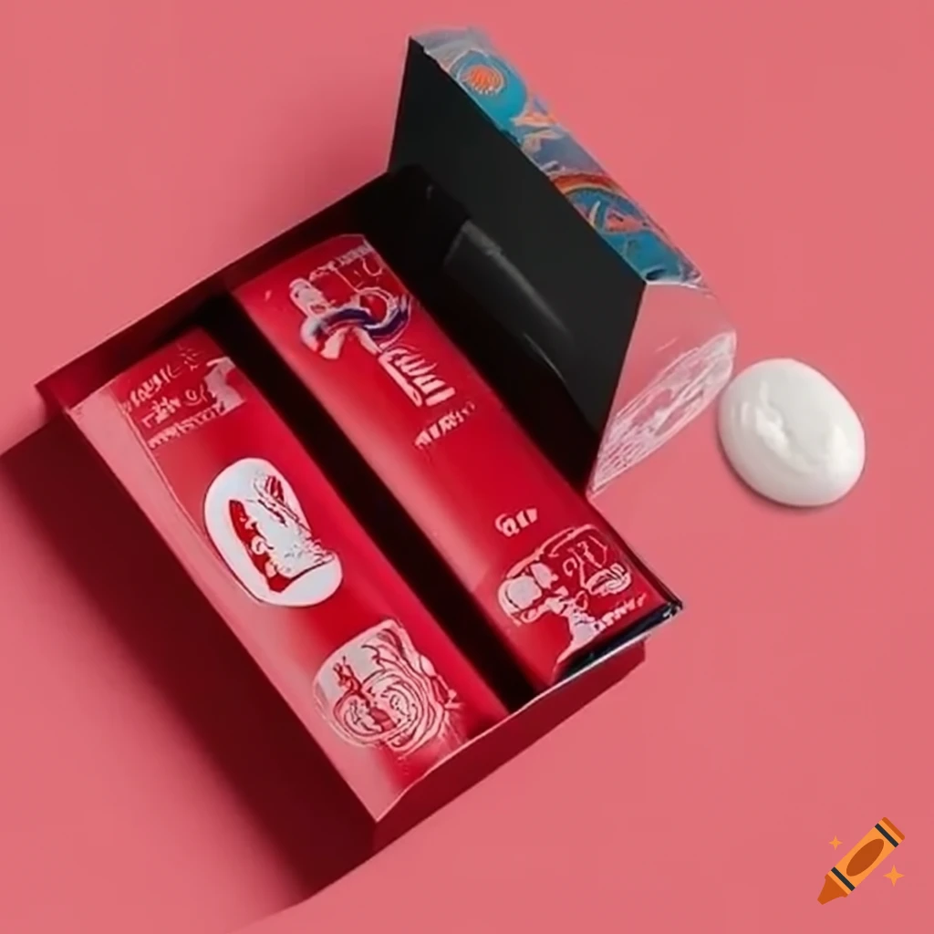 /imagine packaging of a Colgate chewing gum on Craiyon