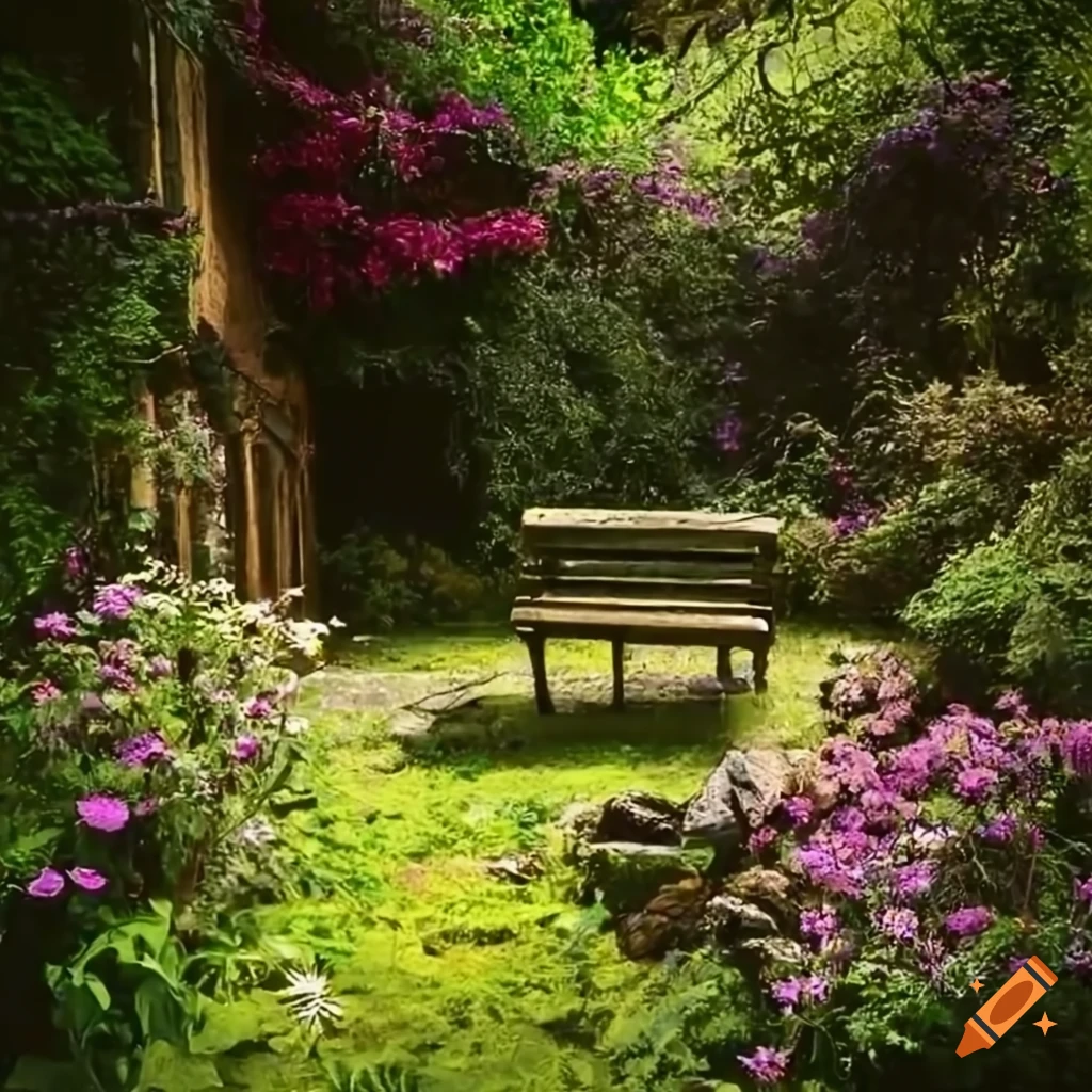 A backyard of a ancient house of the victorian period,the backyard is ...