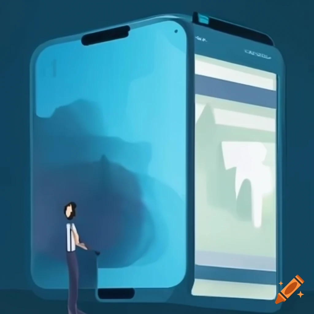 An e-learning app with simple, clean design for easy navigation on Craiyon