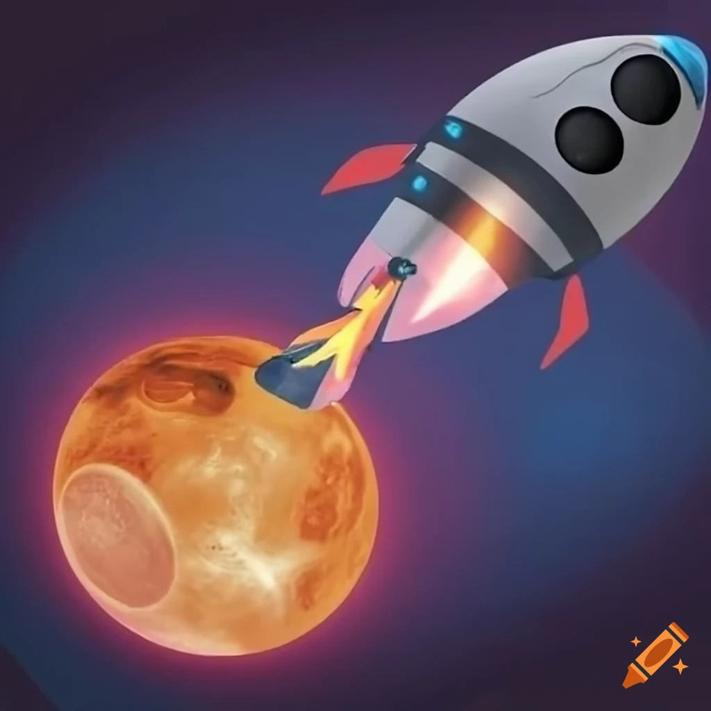 Space Rocket Going In