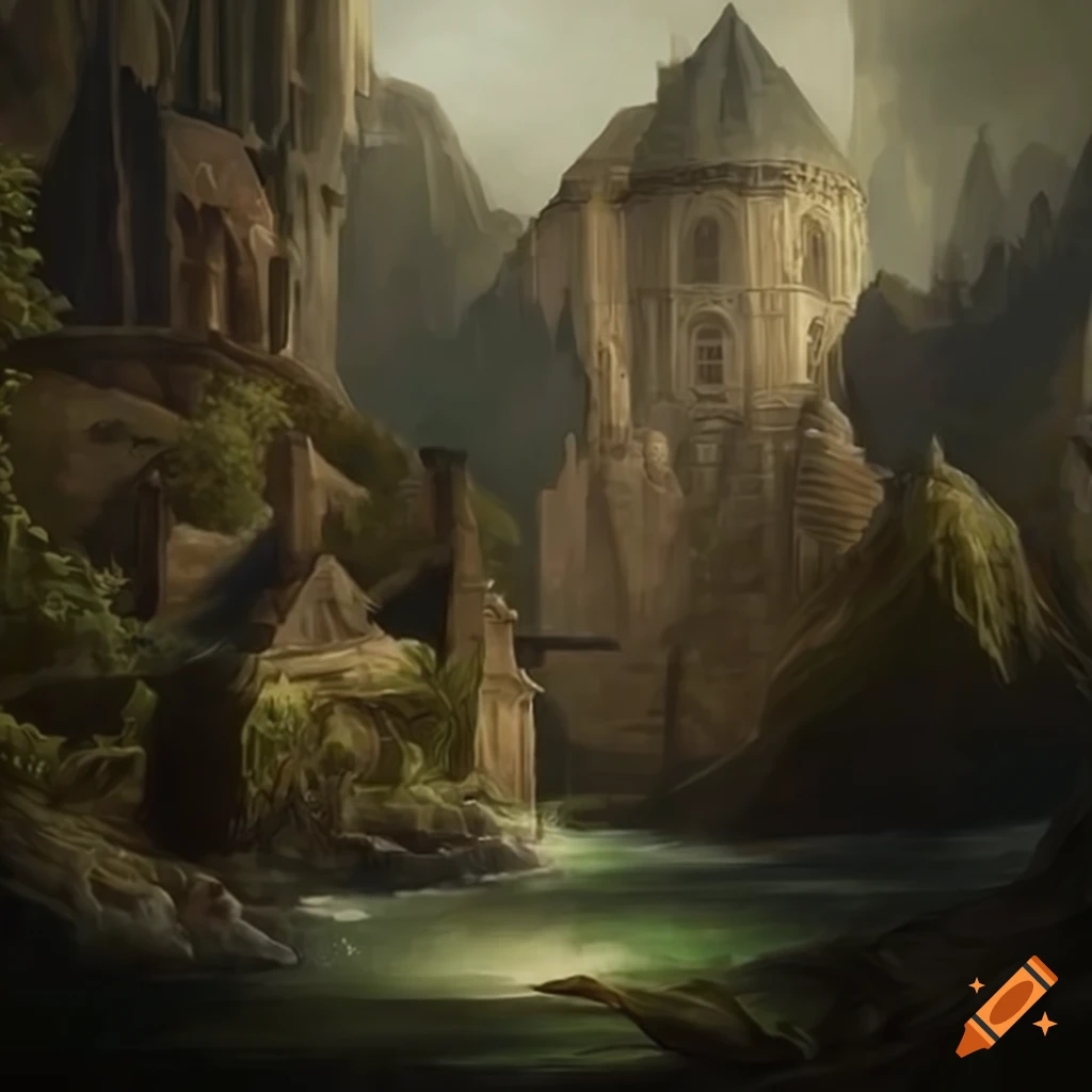 Realistic fantasy scenes