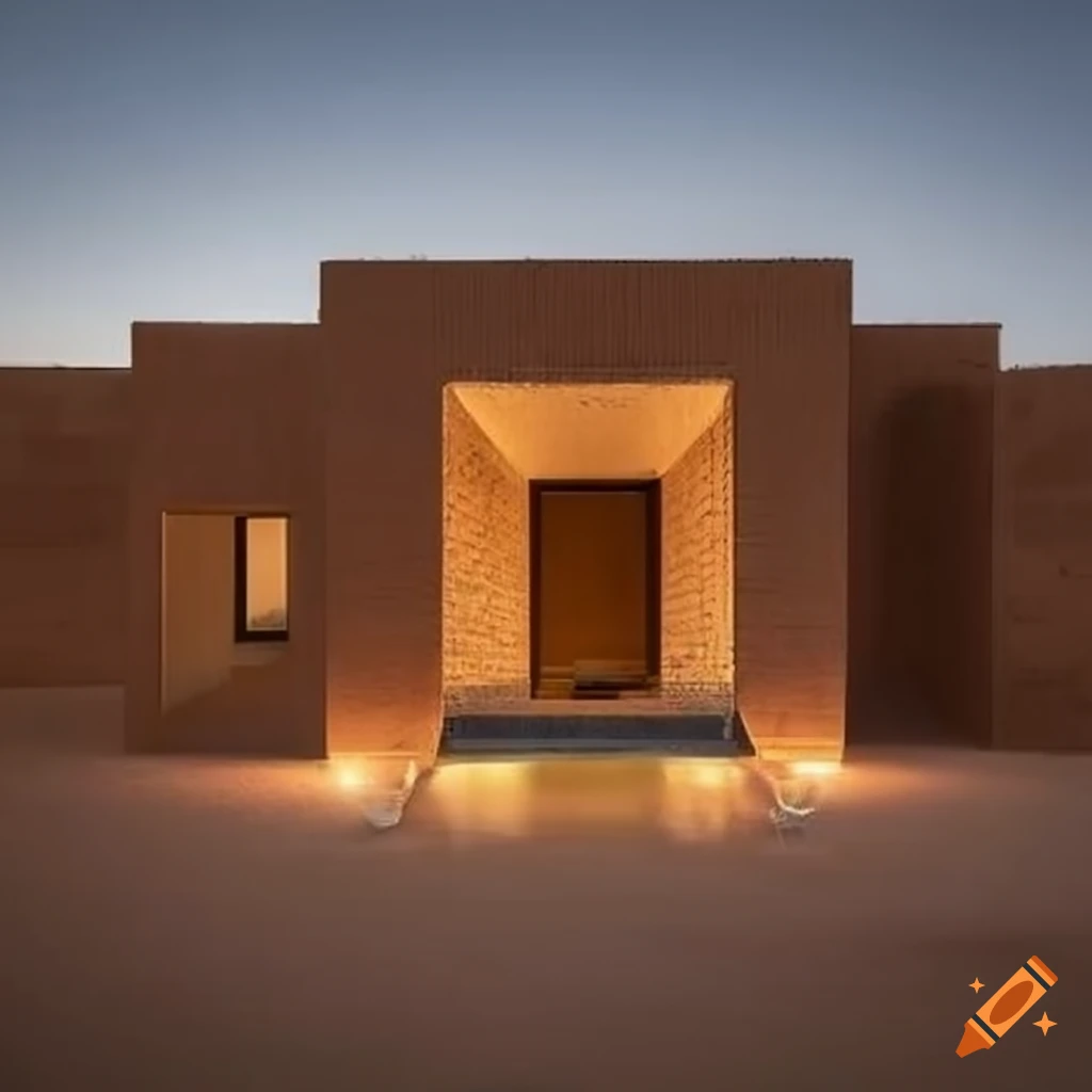 Future residential villa with traditional brick facade according to the ...