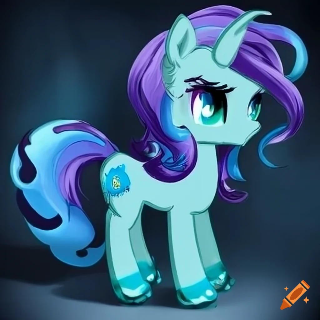 Pony oc ponysona blue on Craiyon