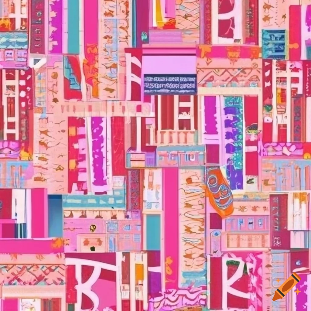 Book cover pattern on Craiyon