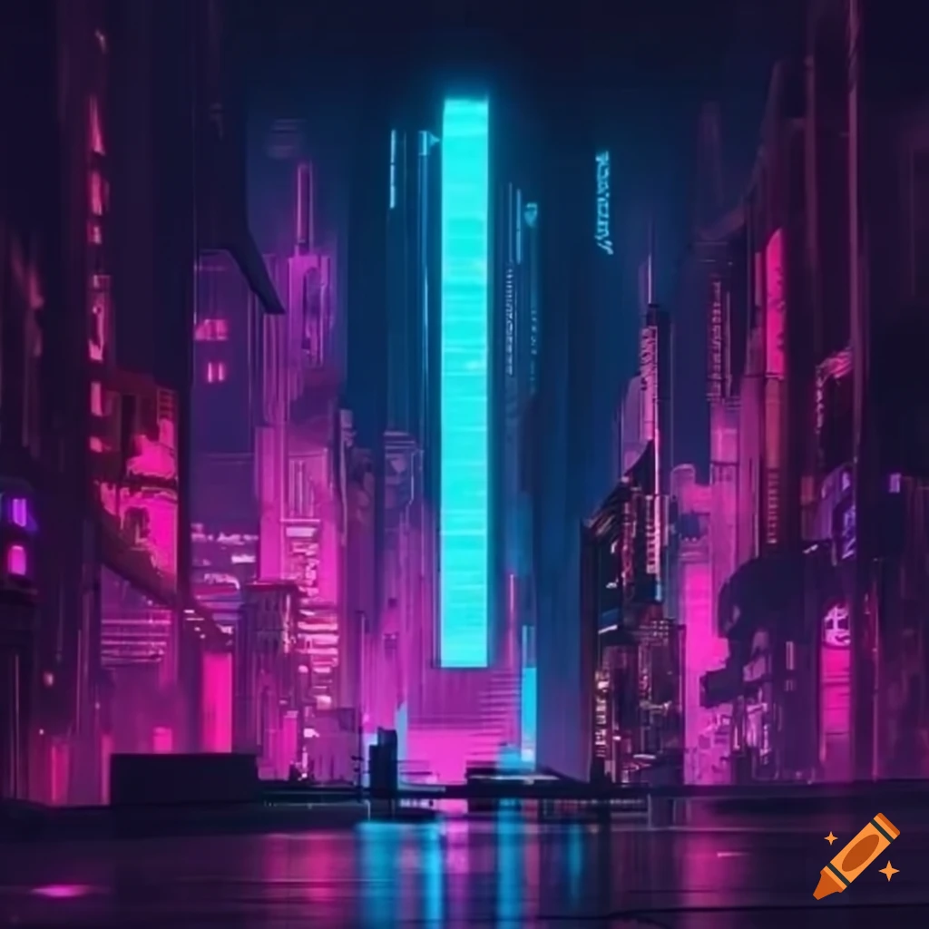 Cyberpunk space, neon, z6 on Craiyon