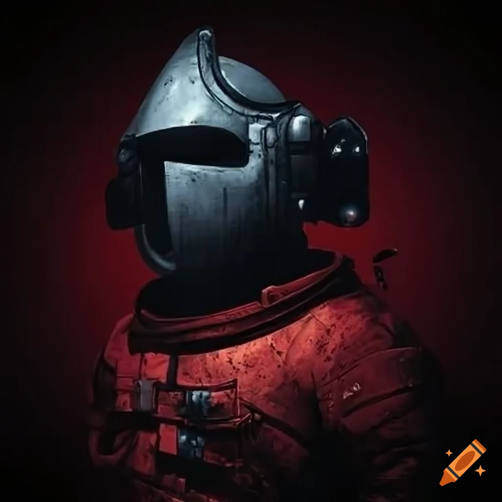 Space knight astronaut on Craiyon