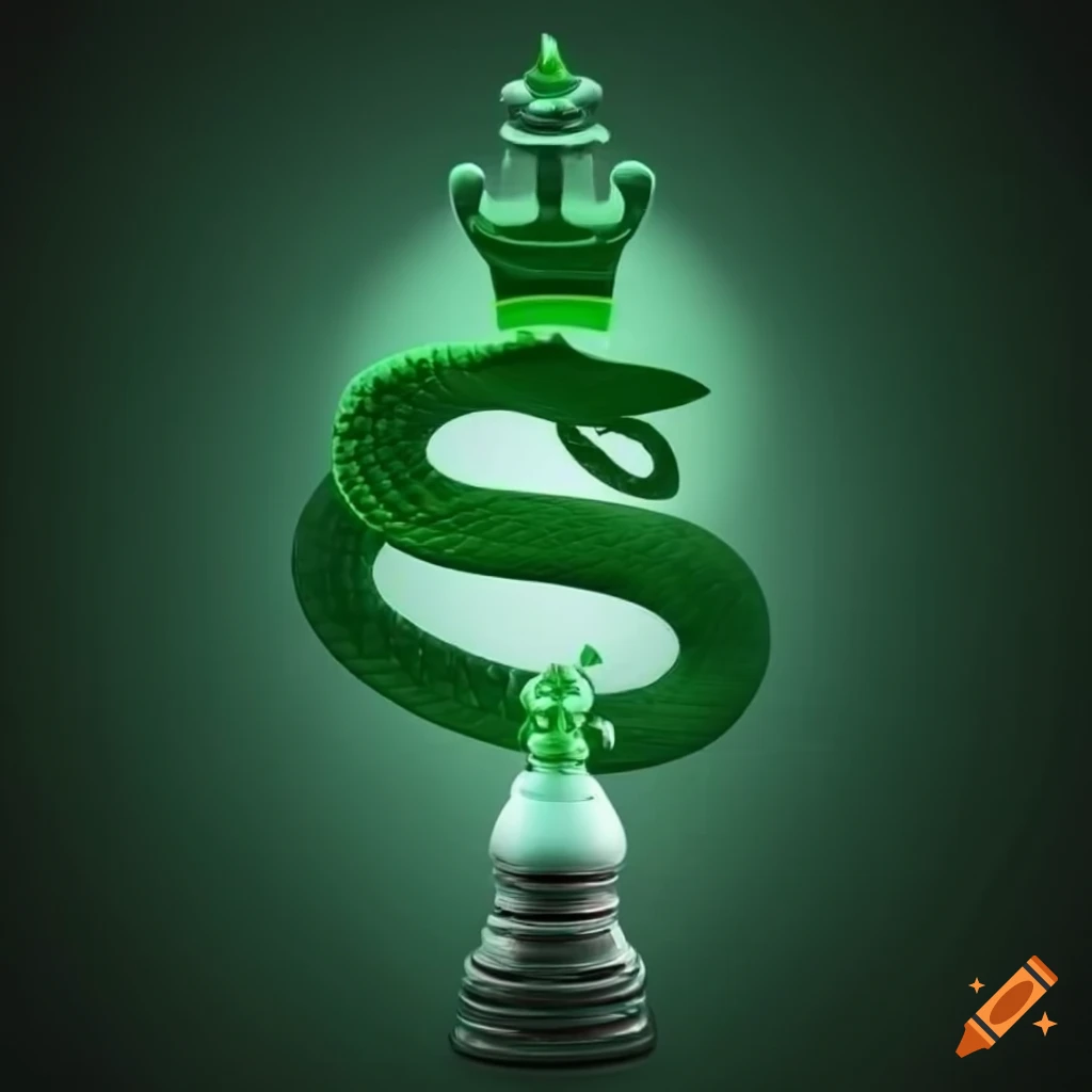 Aristocratic royal logo with snake the snake that wrapped piece of ...