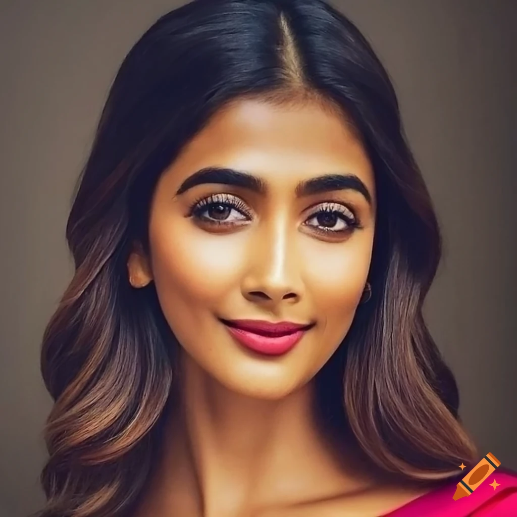 Instagram model, pooja Hegde , 4k quality, shot with an analog camera ...
