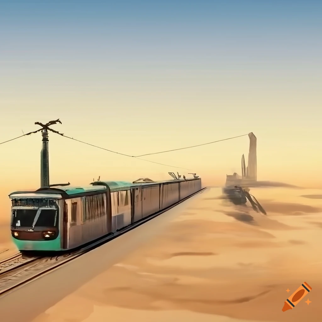Ouargla tramway, 1920x1203, transparent background, landscape, high ...