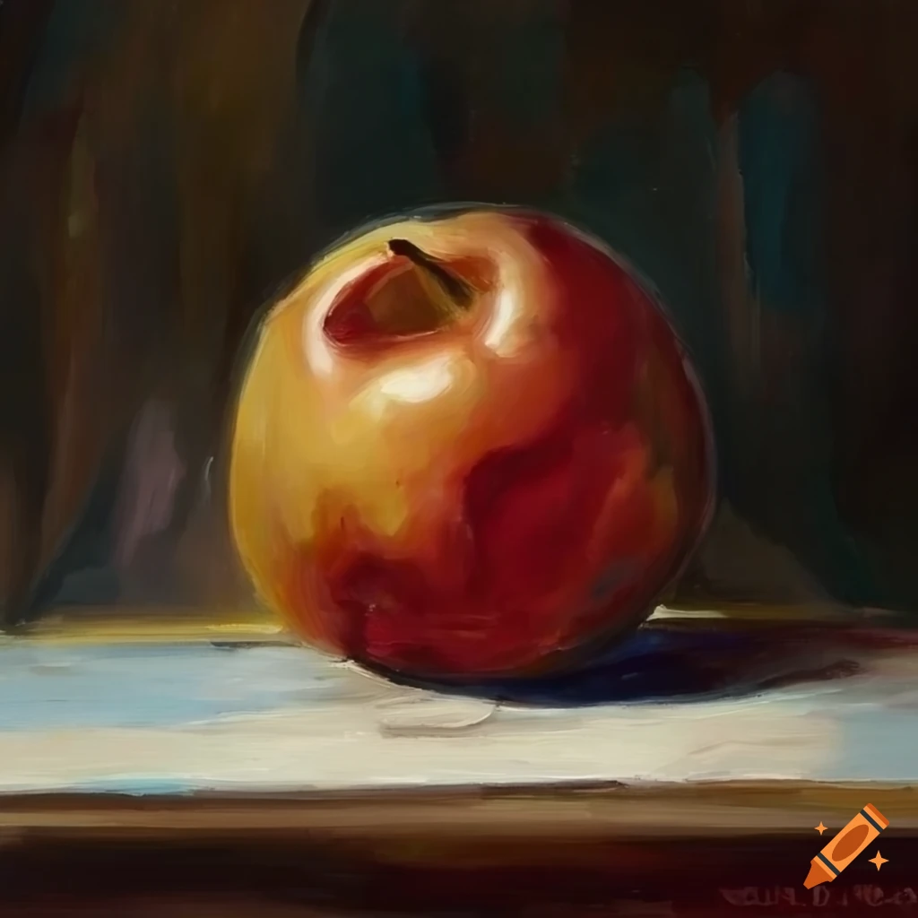 Still life oil painting