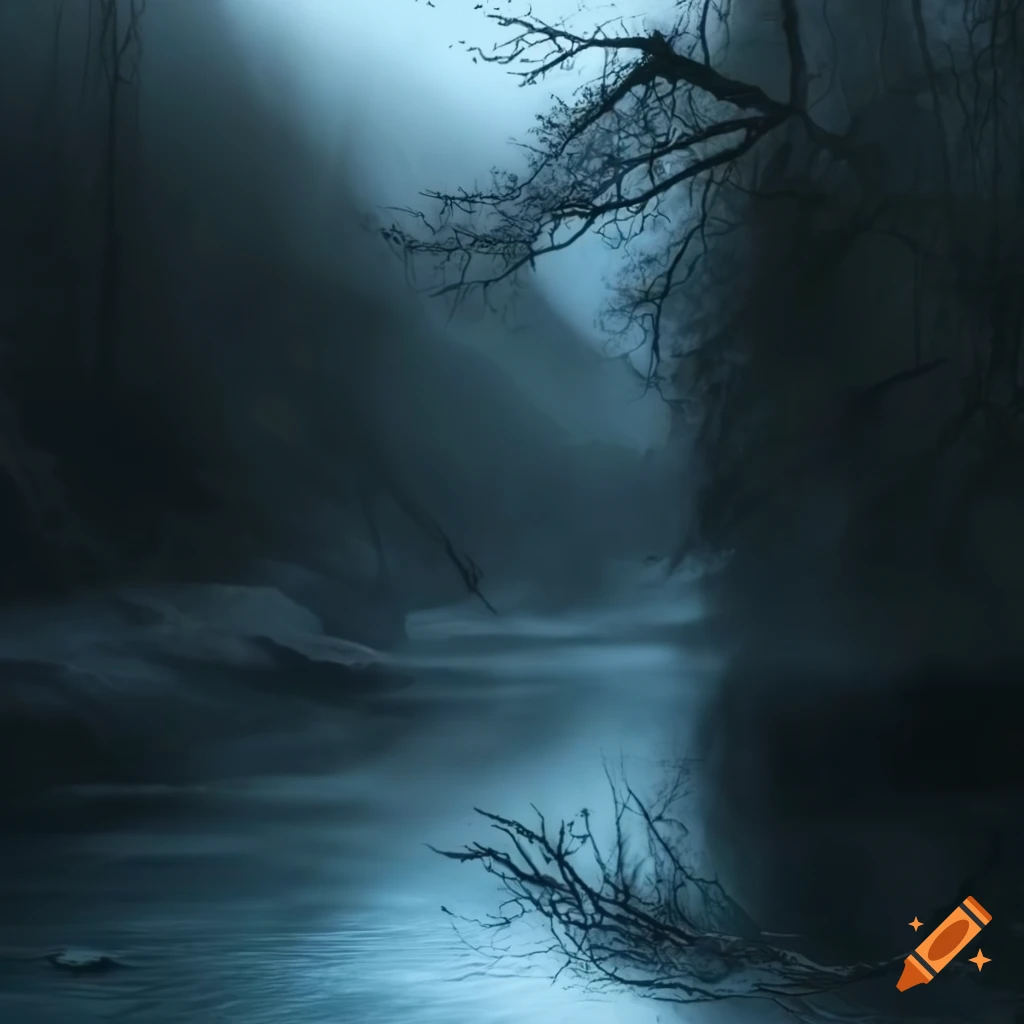 River of tuonela on Craiyon