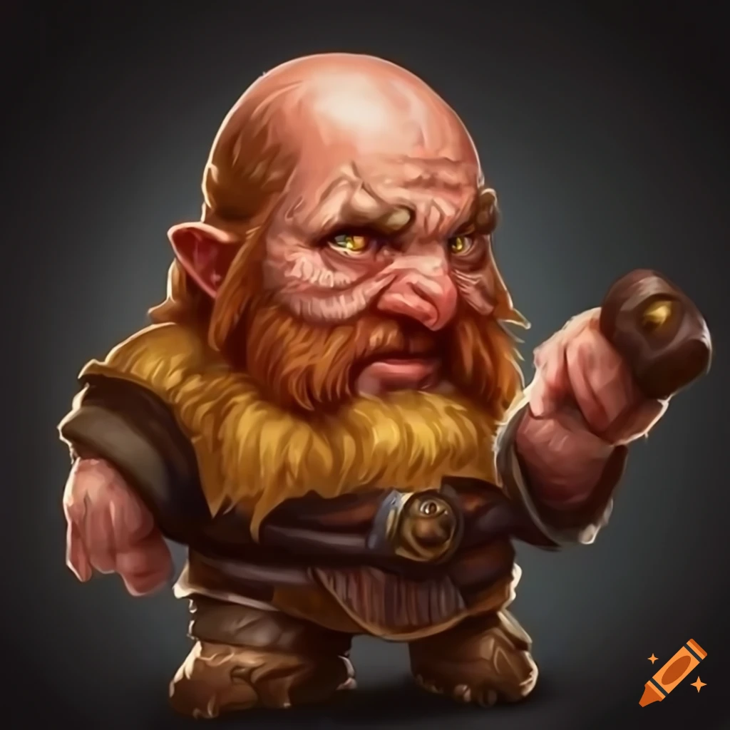 Dwarf cook, 4k, high-detailed, portrait