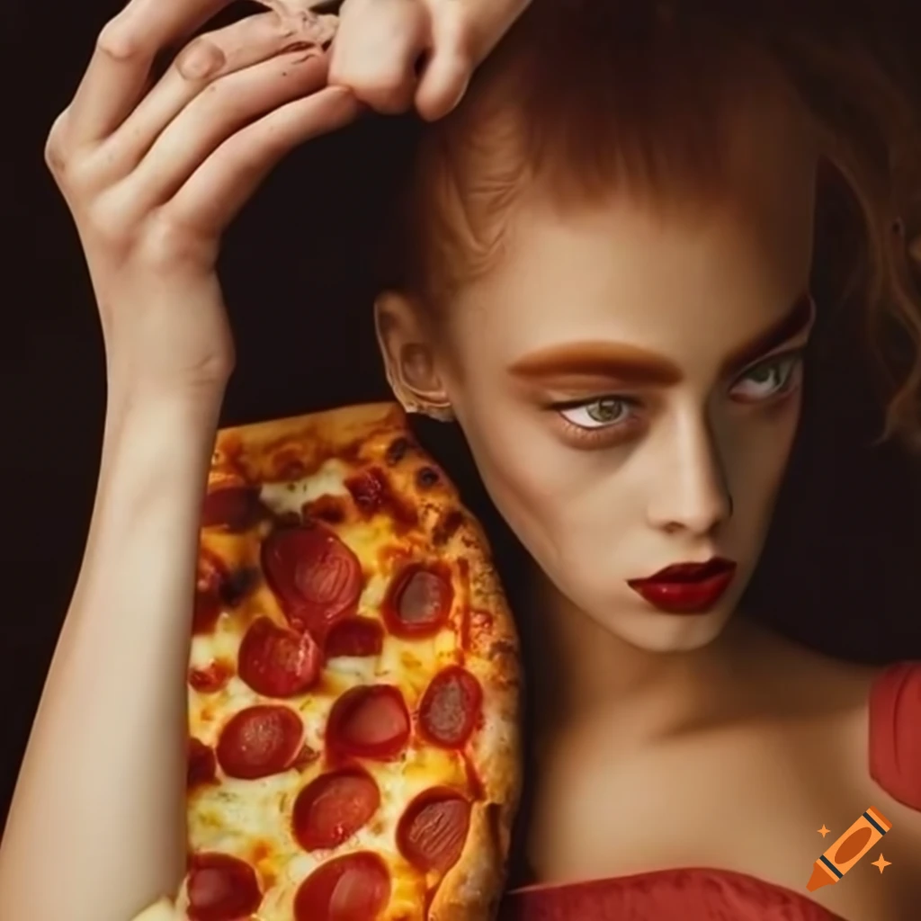 Really cheesy pizza on Craiyon