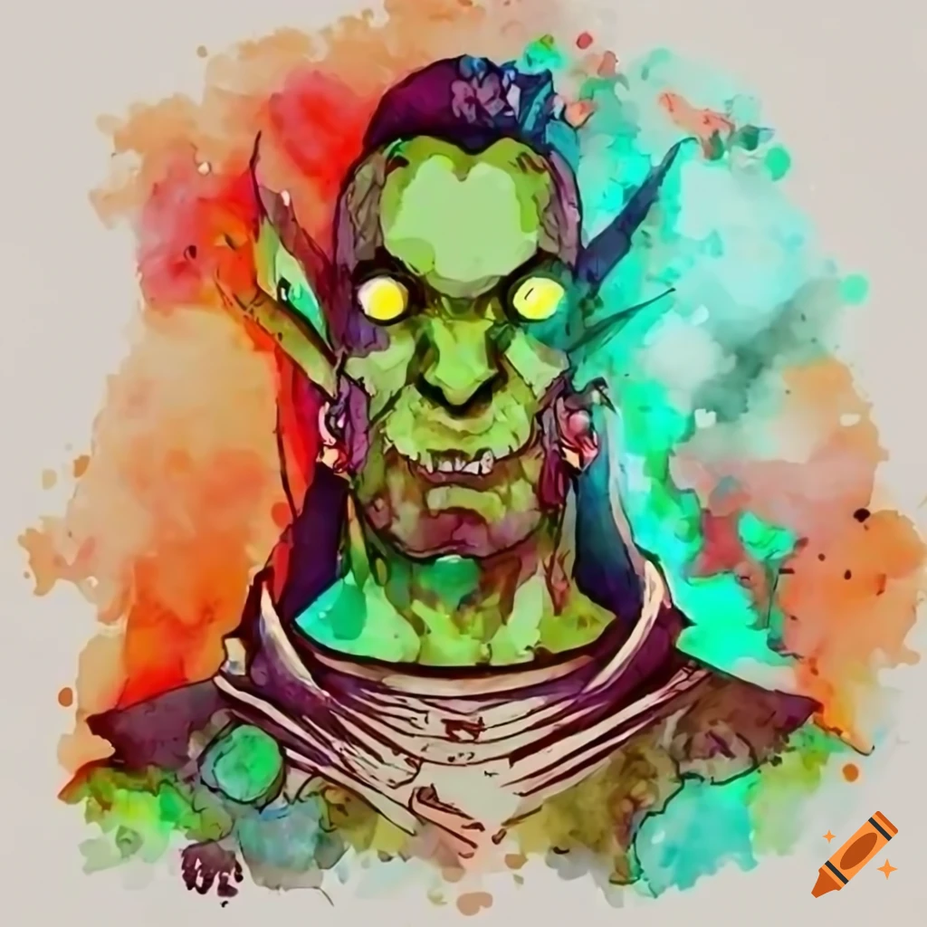 Cool dungeons and dragon half orc