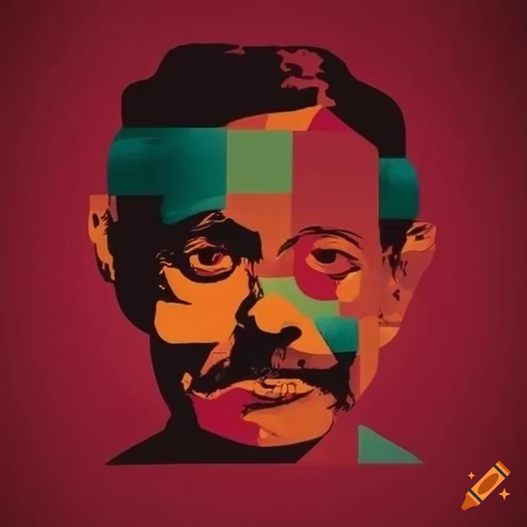 Vintage saul bass movie poster design artwork