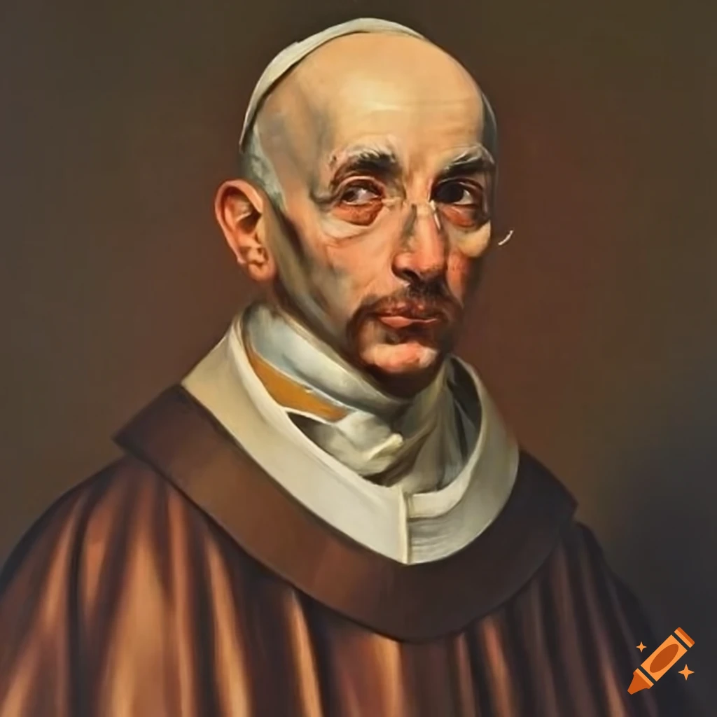 Portrait of an italian priest