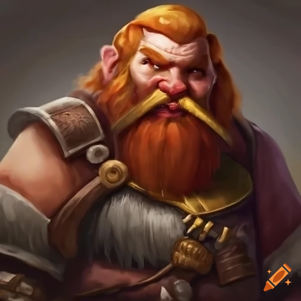 Dwarf cook, 4k, high-detailed, portrait on Craiyon