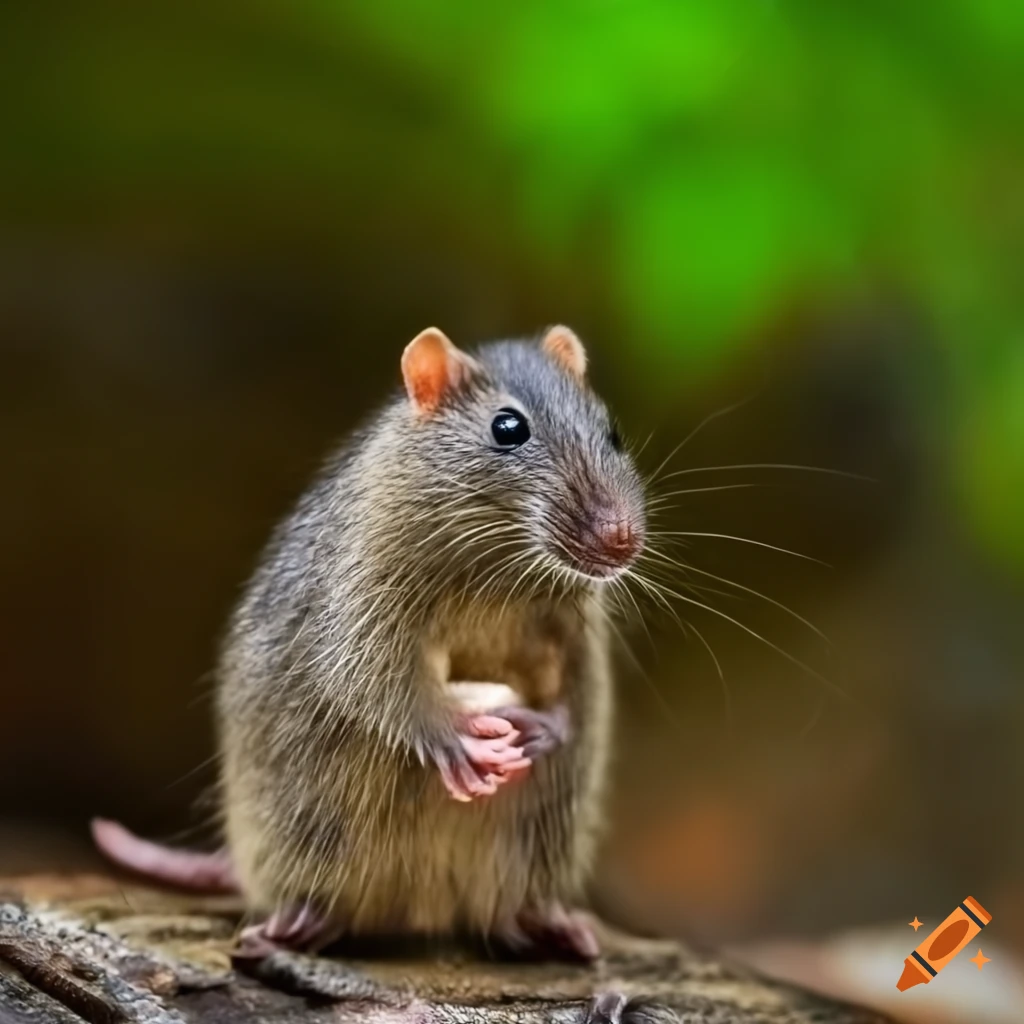 Rat gentelman in the forest