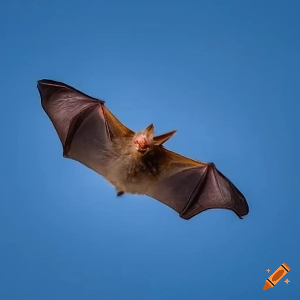 Flying bat on Craiyon