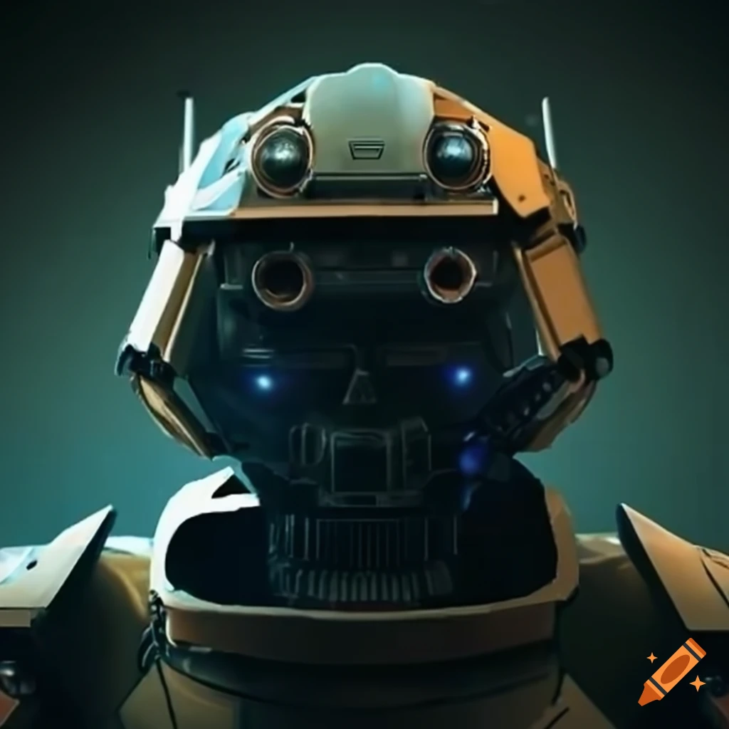 An army if robots on Craiyon