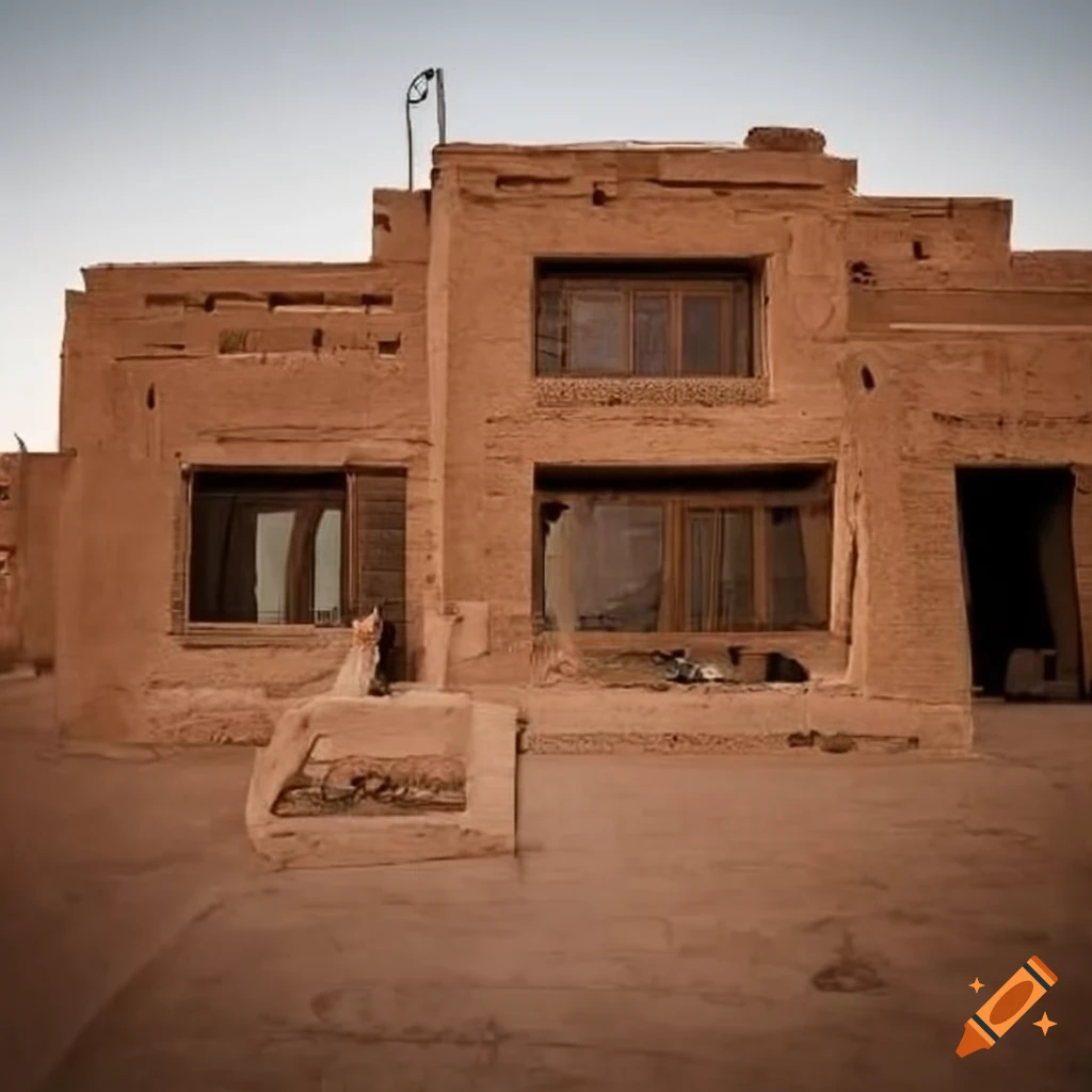 Future residential villa with traditional brick facade according to the ...