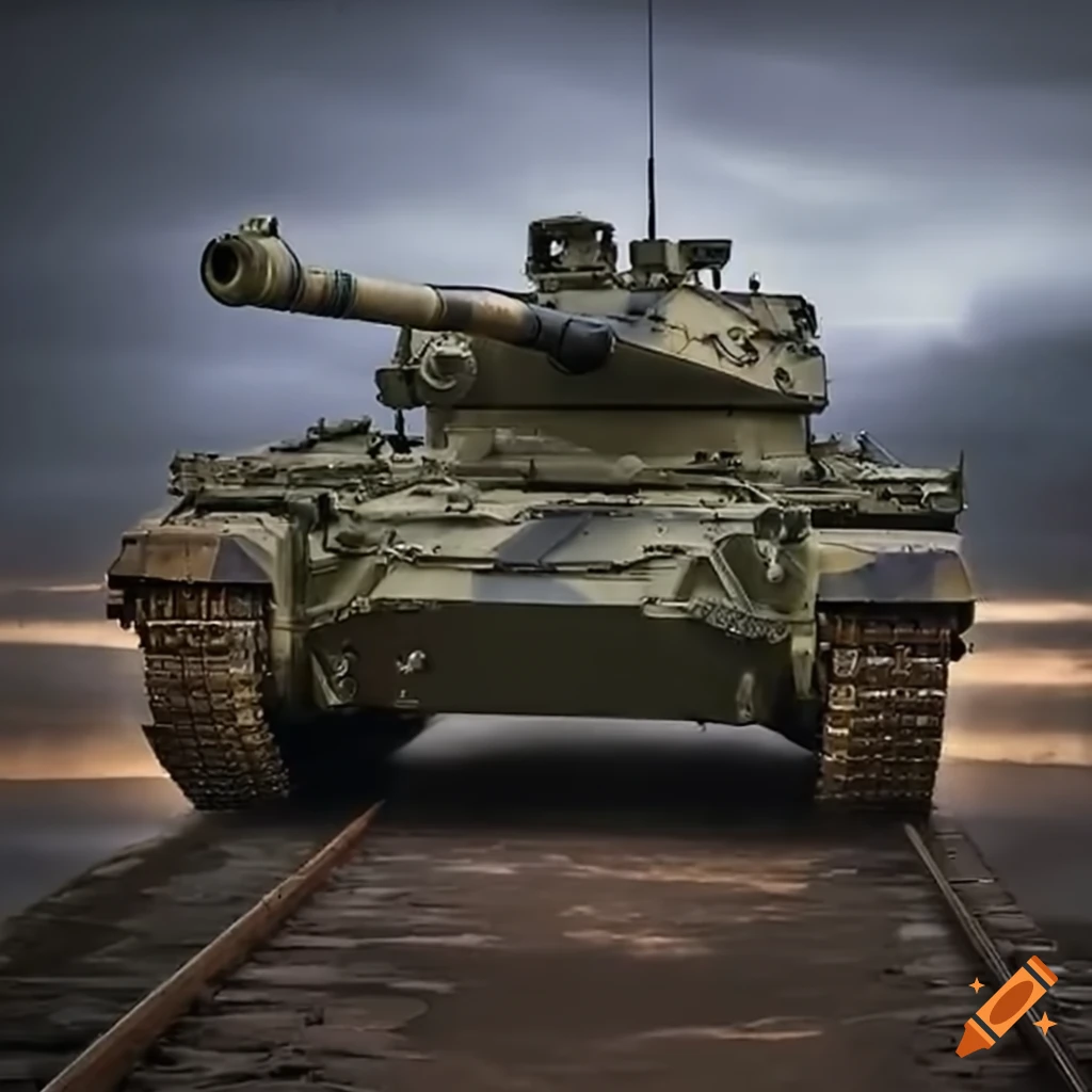 Main battle tanks on Craiyon