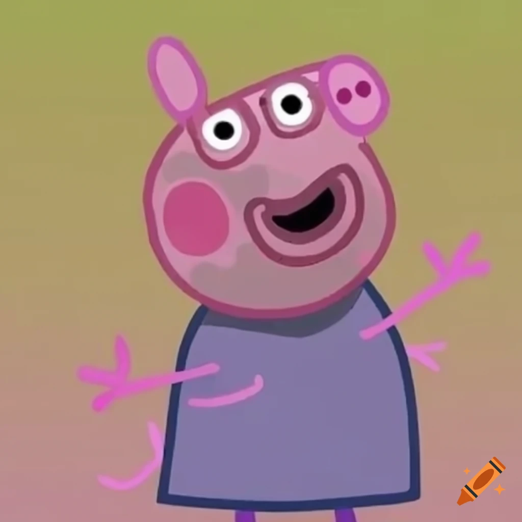 Georgie from peppa pig on Craiyon