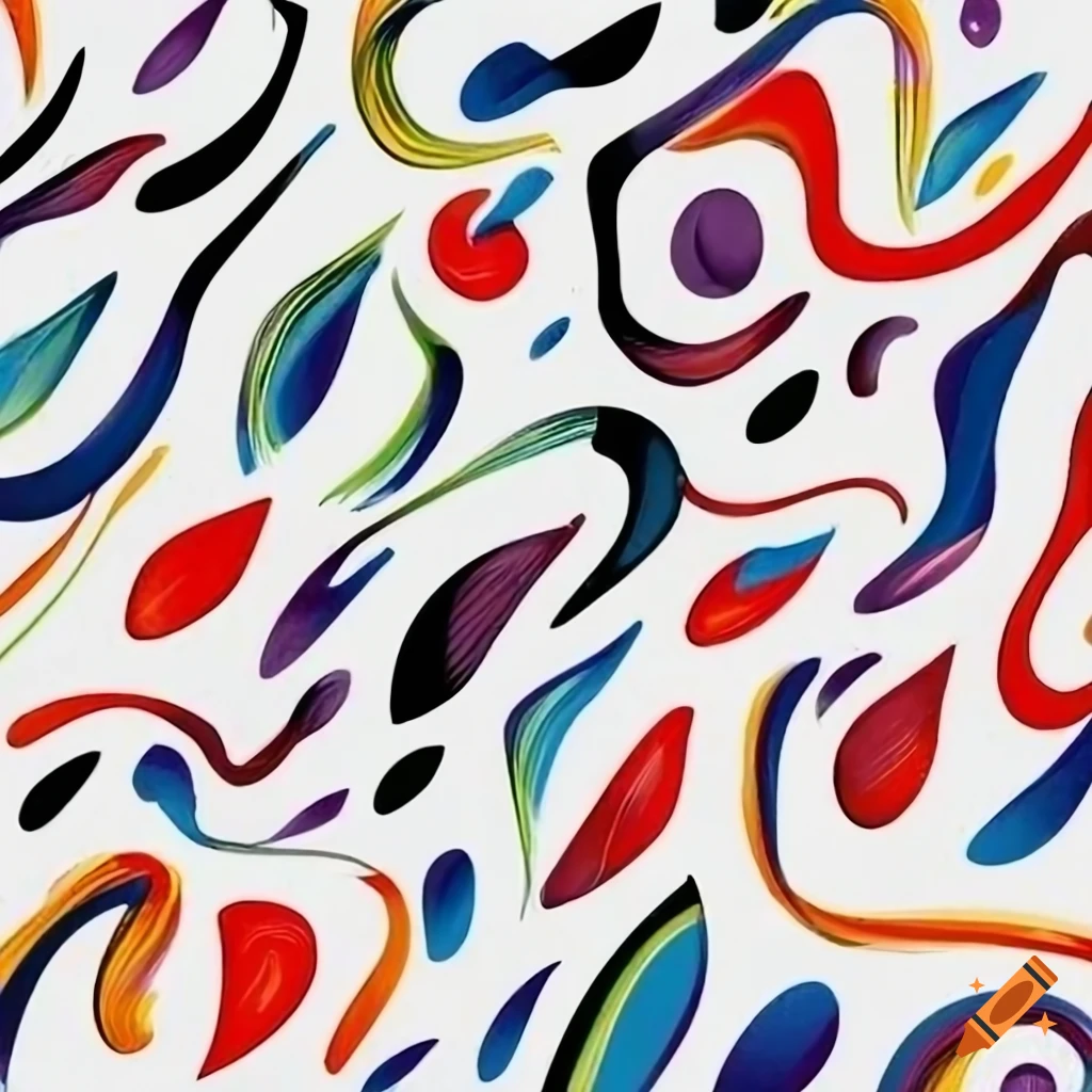 Lines modern art pattern on Craiyon