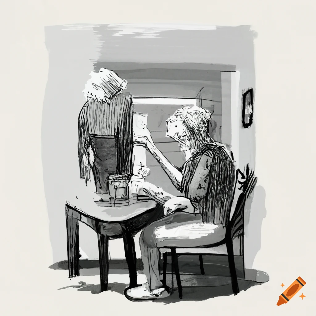 My neighbor has dementia and repeats the same things over and over again