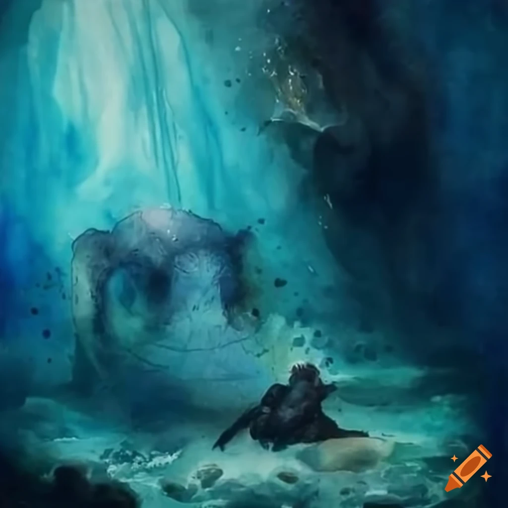 Holy diver you've been down too long in the midnight sea on Craiyon