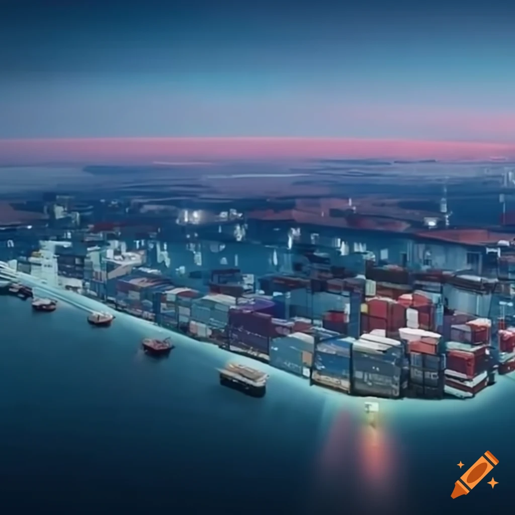 Visualisation of the transport and logistics production cluster of the ...