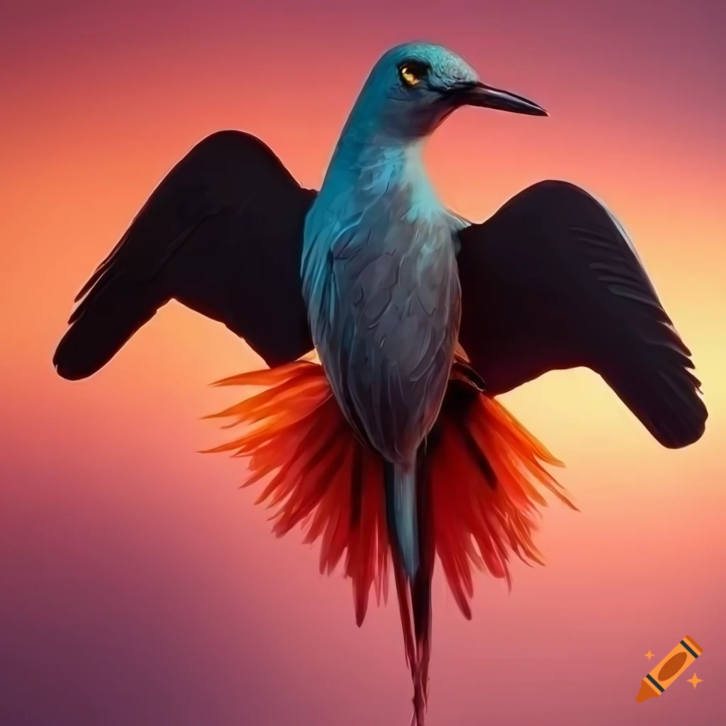 Bird, sunset, roberto bernardi